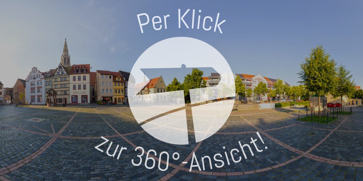 Rathaus, Marktplatz und Staupenbrunnen (Merseburg) - Erlebnisland.de